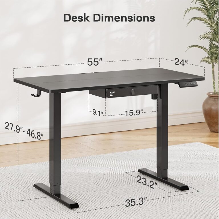 1.4M Standing Electric Table - Mutileon Furniture